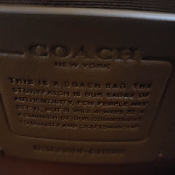 Coach | Bags | Coach Stamp Colorblock Track Crossbody Bag Beige Multi ...